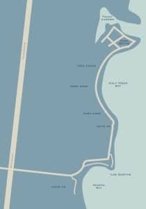 Akumal Map - Vida Caribe Rentals - Puerto Aventuras, Riviera Maya